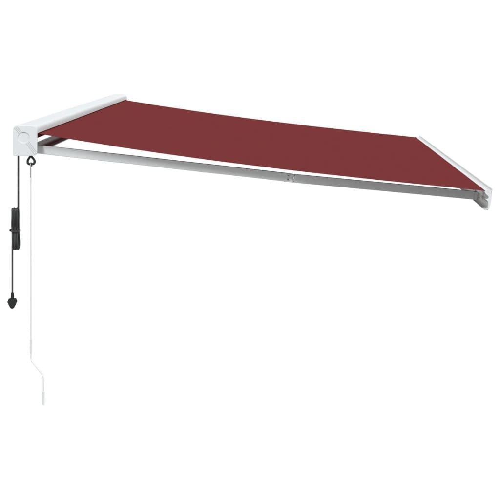 vidaXL Markise Automatisch Burgunderrot 500x300 cm kaufen bei Hood.de