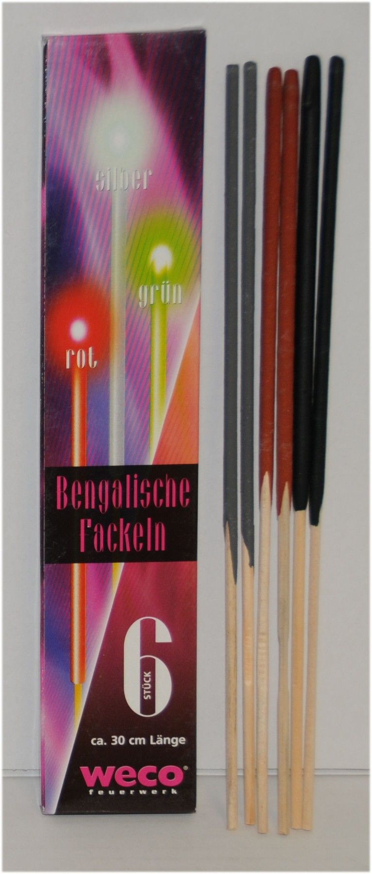 Weco Jugendfeuerwerk Bengalische Fackeln 30 cm kaufen bei Hood.de