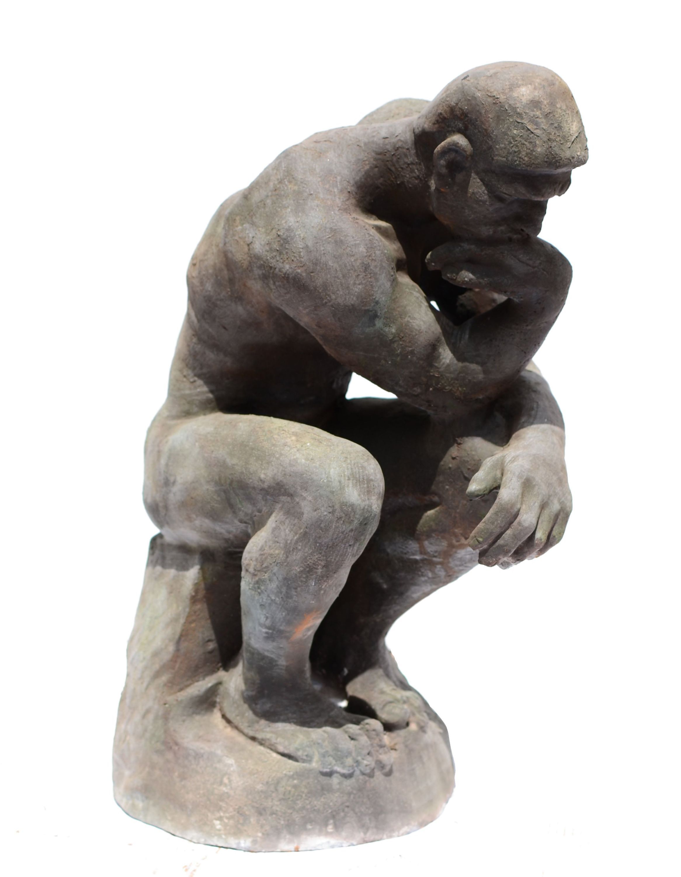 Skulptur Der Denker Auguste Rodin Statue Gußeisen bleifarben. Luxury ...