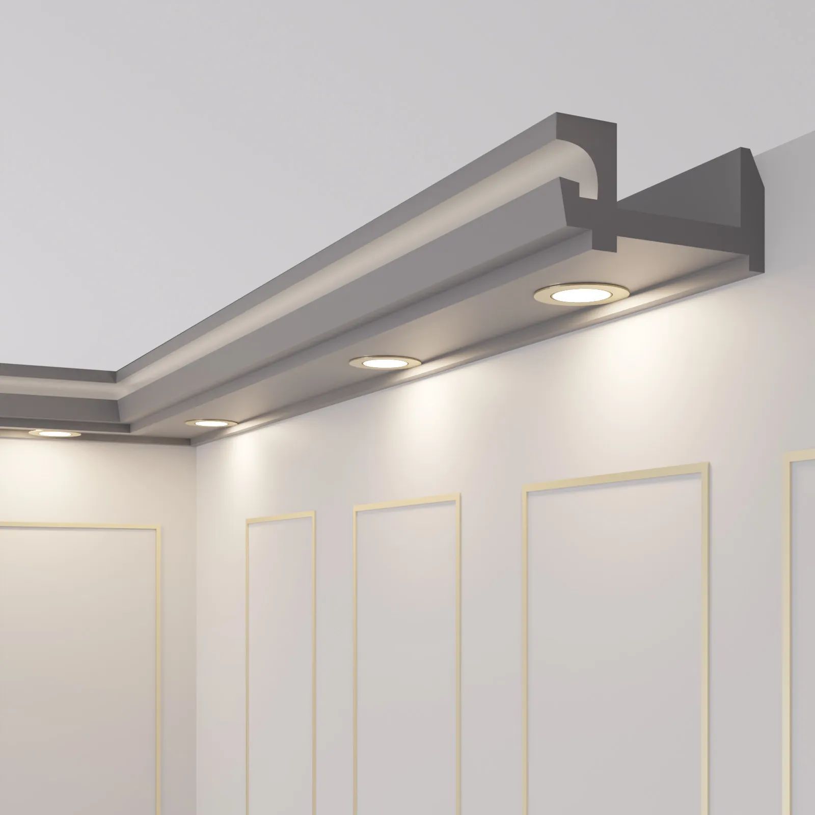 Lichtleiste LED , Stuckleisten fér indirekte Beleuchtung OL-50 kaufen ...