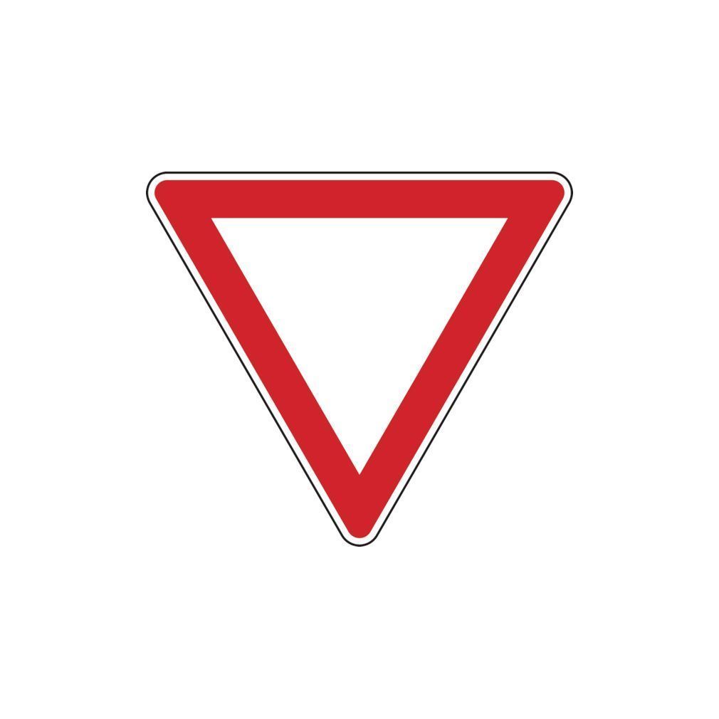 Verkehrszeichen - Vorfahrt gewähren, Zeichen 205 kaufen bei Hood.de