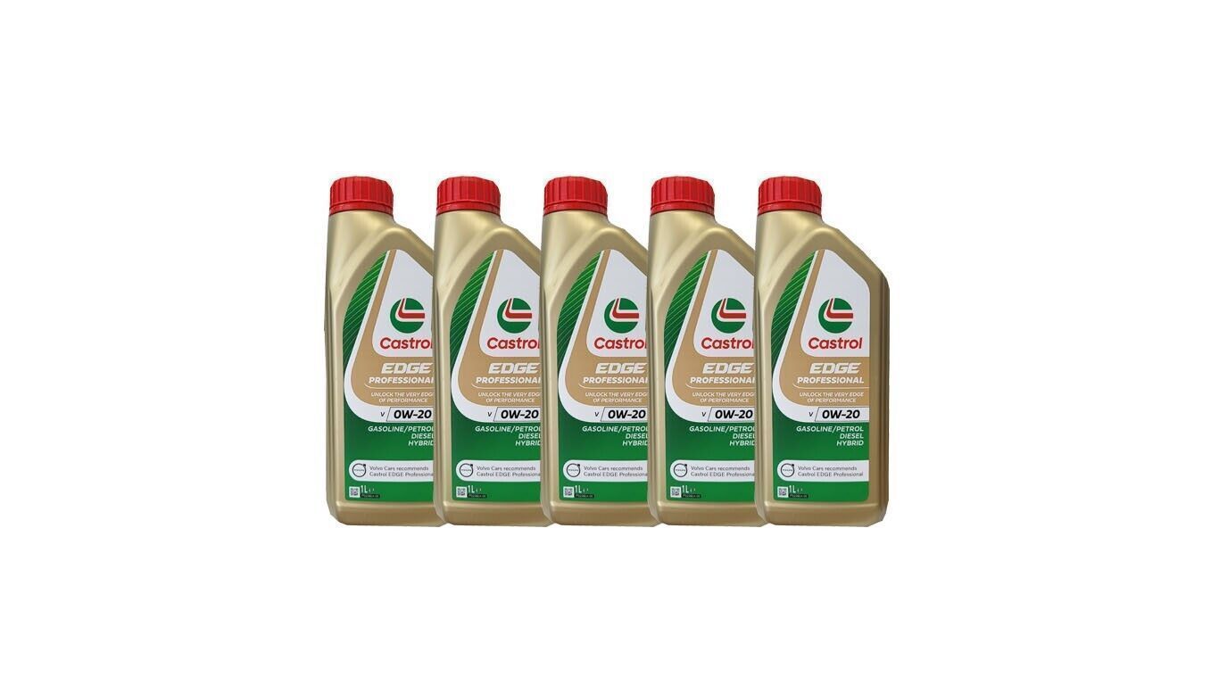 Castrol EDGE Professional V 0W-20 VOLVO Motoröl VCC RBS0 5x1 Liter ...