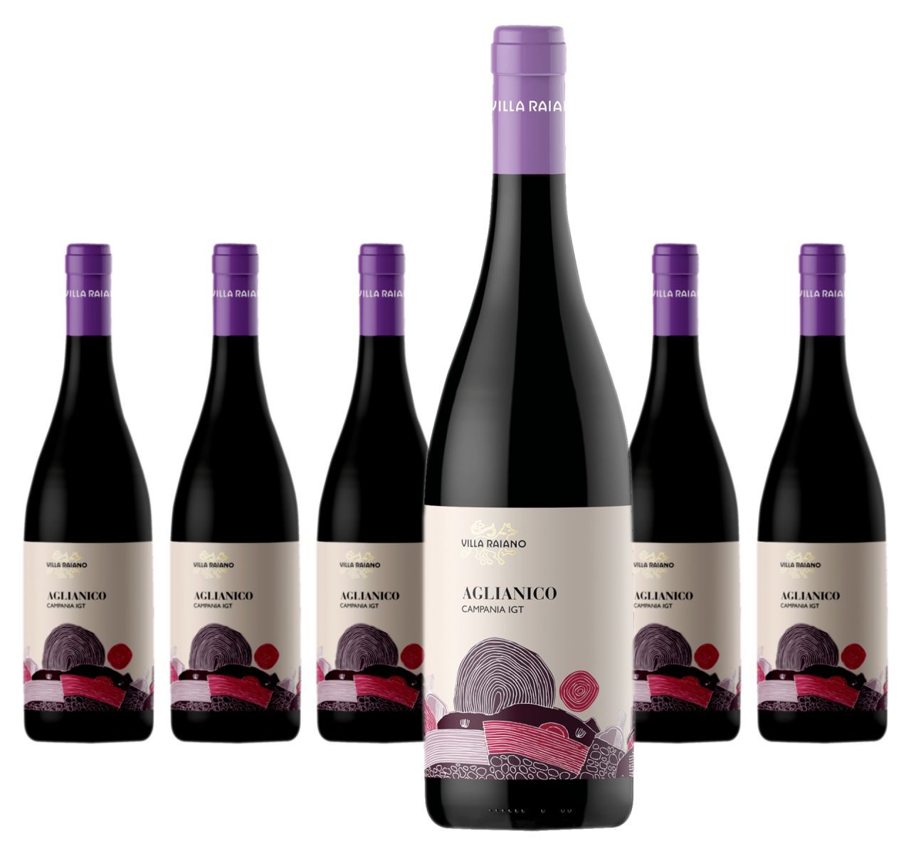 6 x Villa Raiano Aglianico Campania IGT – 2022 kaufen bei Hood.de