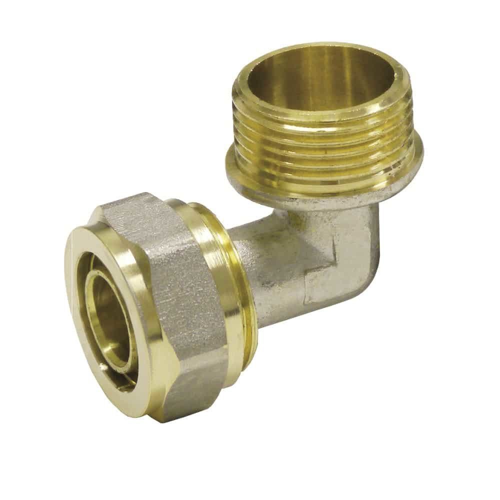 Schraubfitting Winkel 26 x 3 - 1" AG DVGW Trinkwasser kaufen bei Hood.de