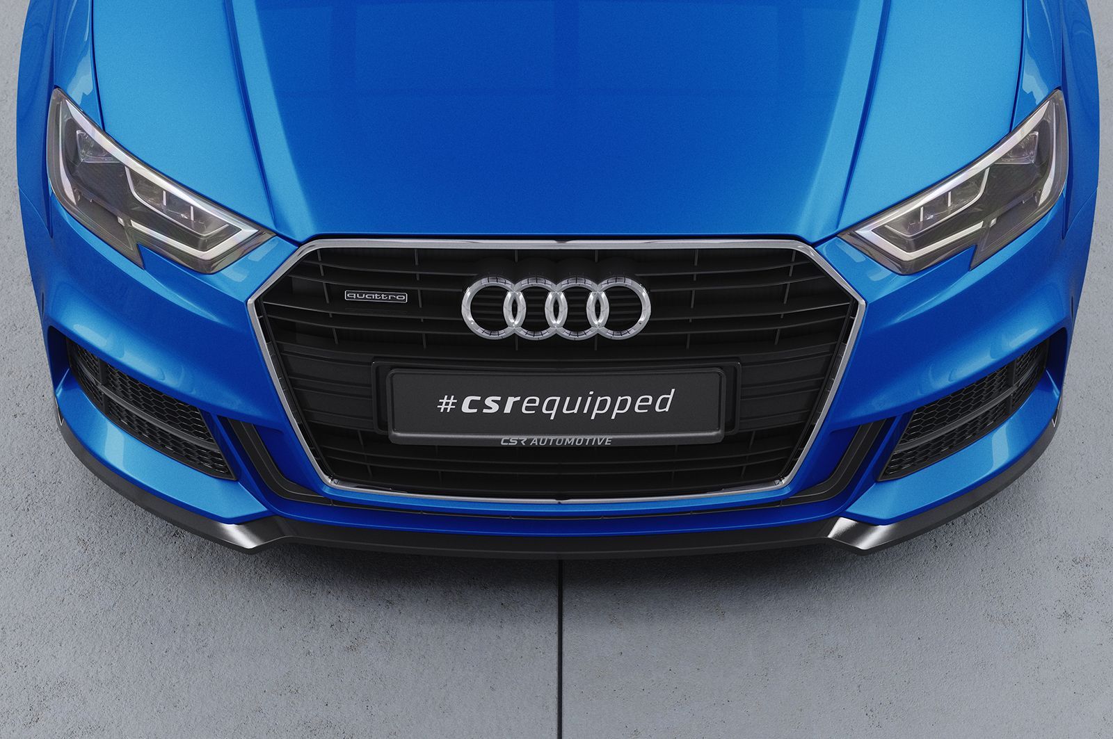 CSR Frontspoiler | Cup-Spoilerlippe mit ABE für Audi A3 S-Line / S3 8V ...