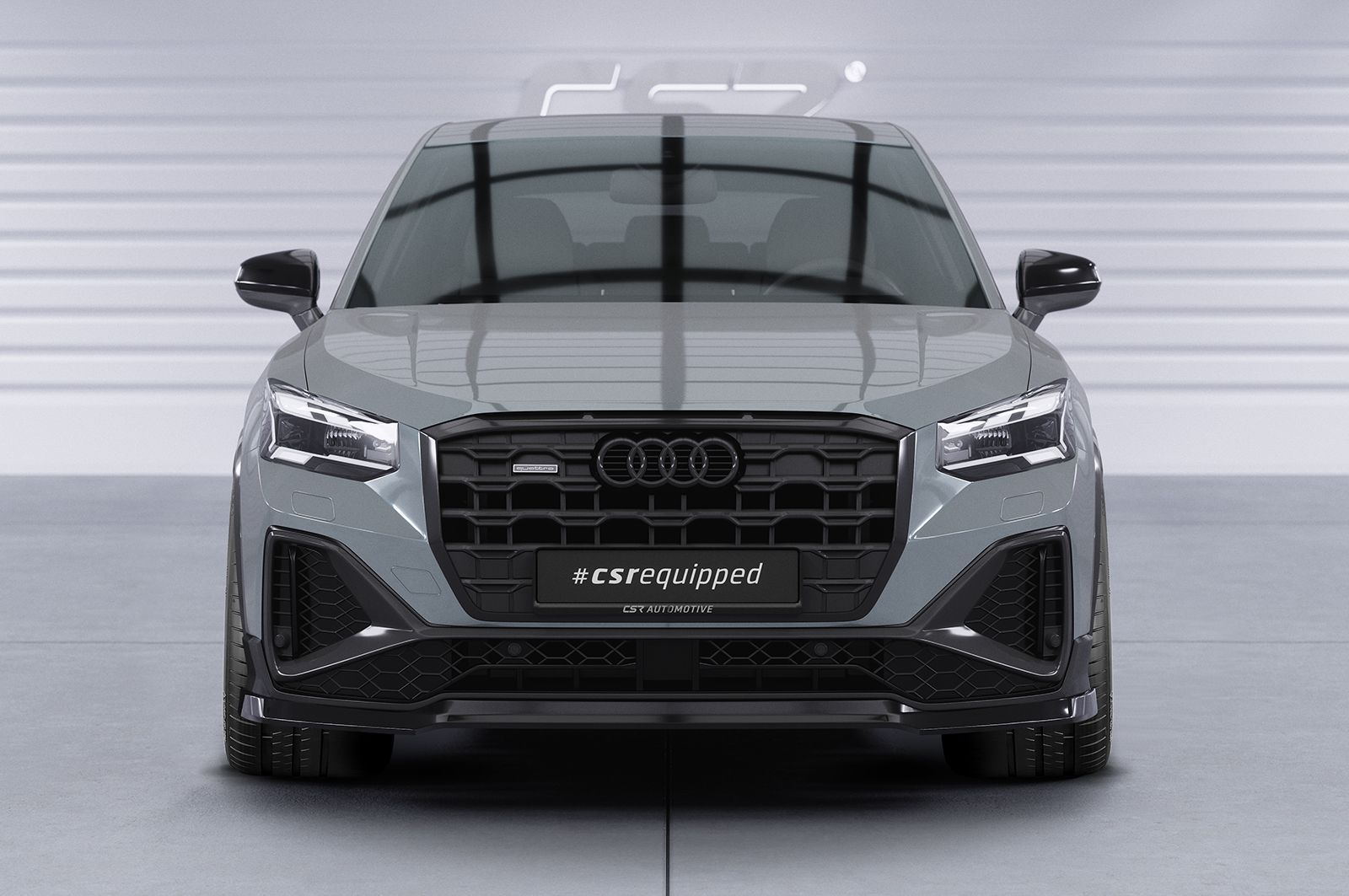 CSR Frontspoiler | Cup-Spoilerlippe mit ABE für Audi Q2 (Typ GA) S-Line ...