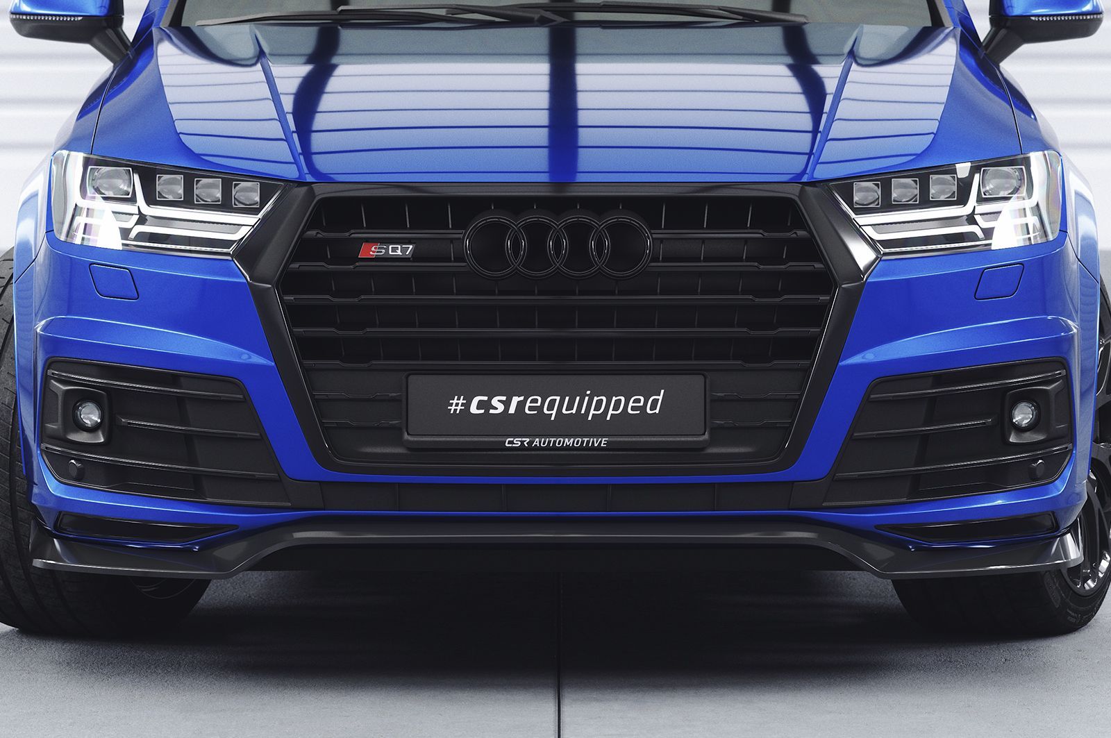 CSR Frontspoiler | Cup-Spoilerlippe mit ABE für Audi Q7 (4M) S-Line ...