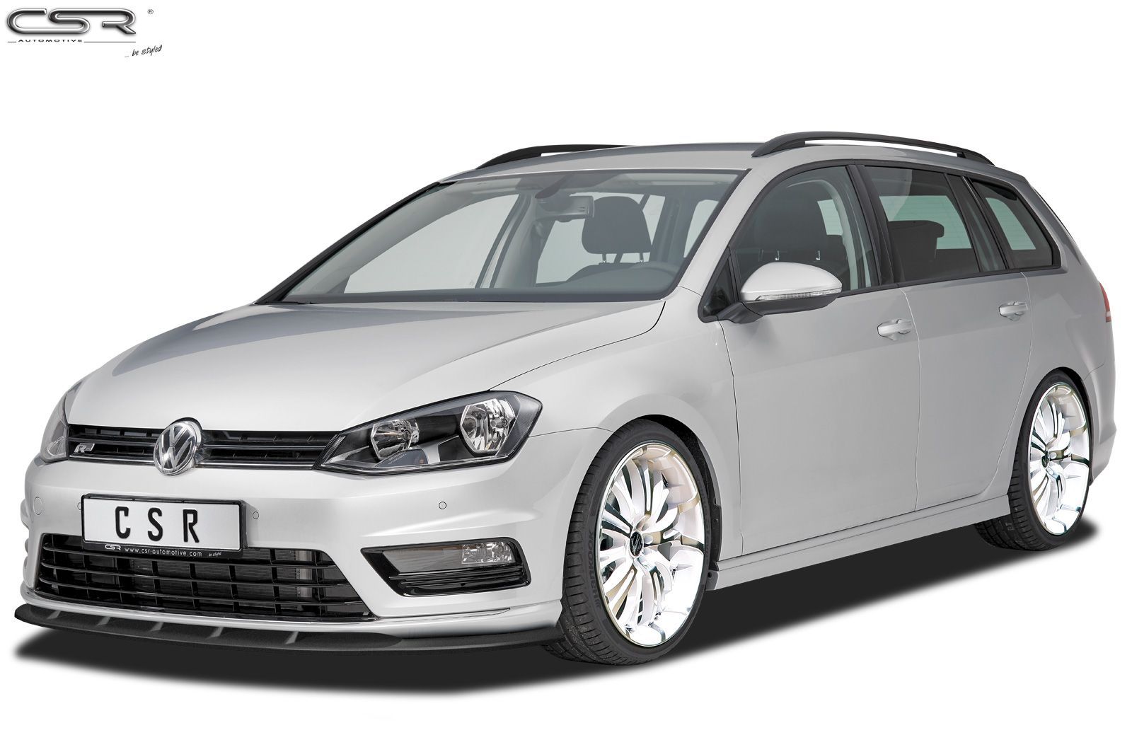 CSR Frontspoiler | Cup-Spoilerlippe mit ABE für VW Golf 7 R-Line CSL333 ...