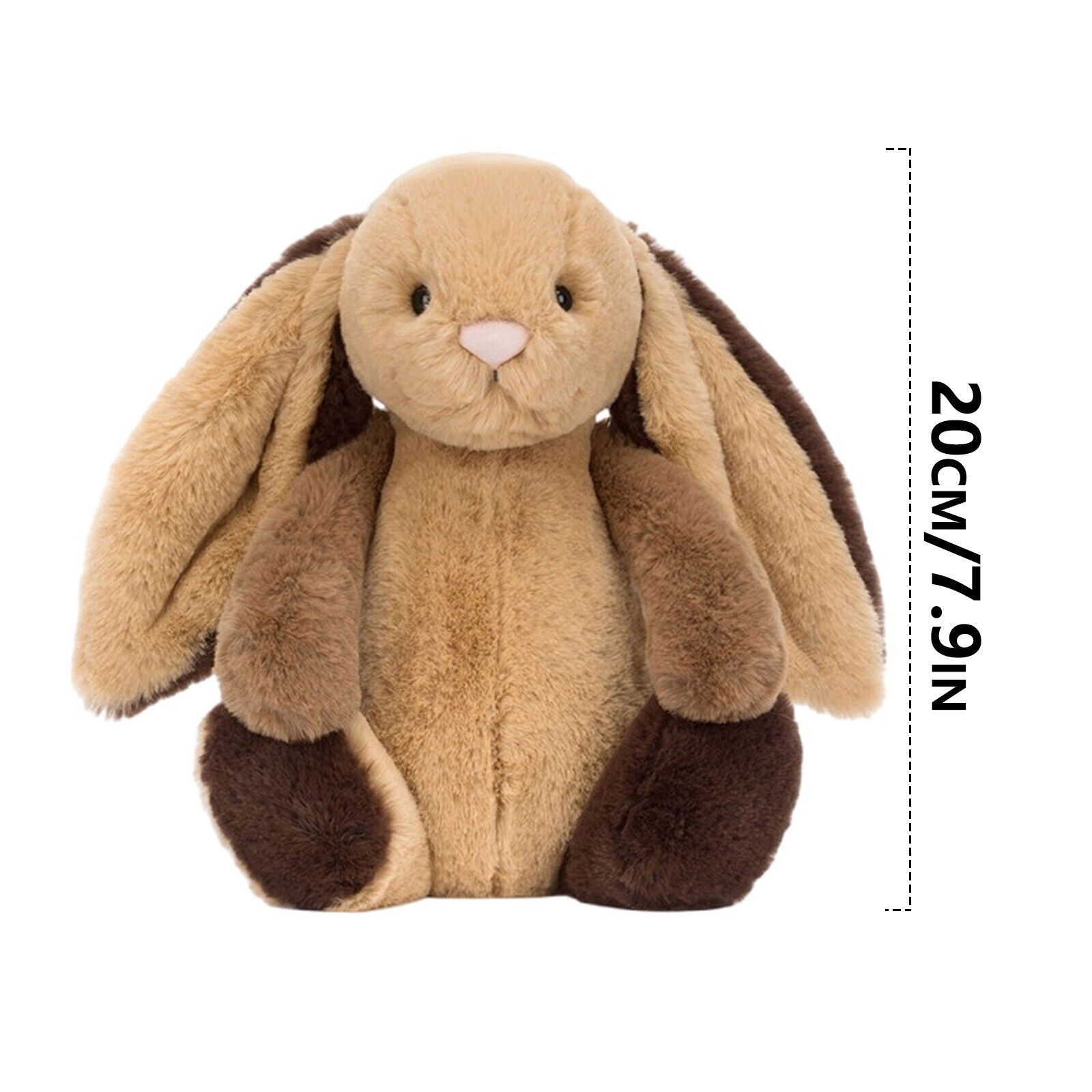 JellyCat Bashful Patchwork Brown Bunny Pluschtier 20cm Neu im April ...
