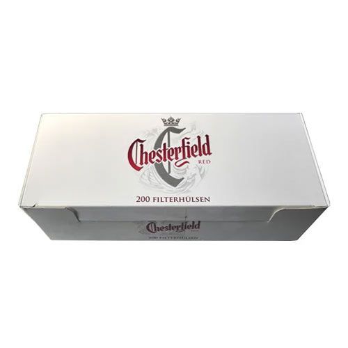 Chesterfield Red/Rot Volumentabak 8x 40g M Dose, 800 Hülsen kaufen bei ...