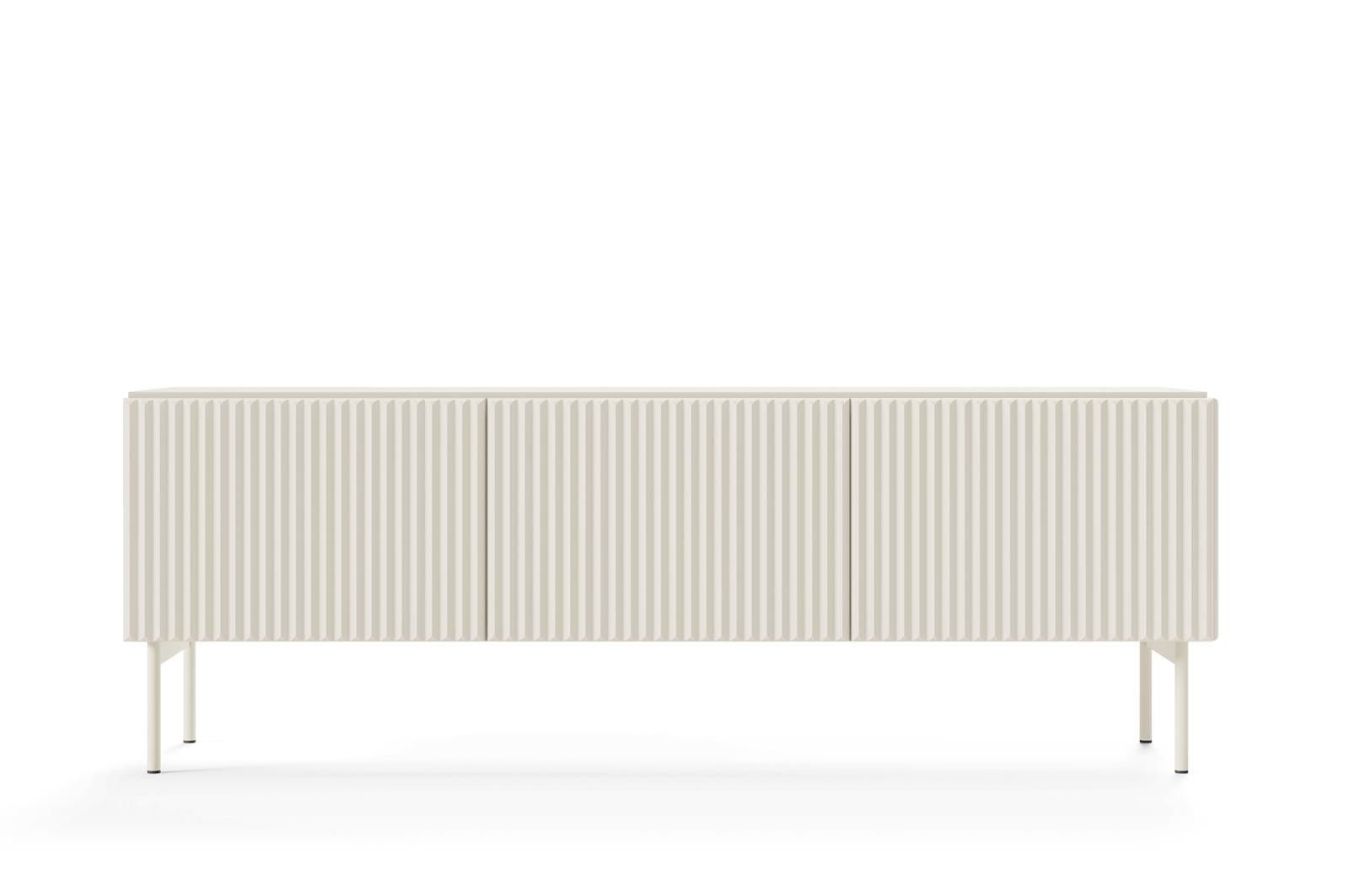 BETTSO TUTTI 147 cm Kaschmir eleganter dreitüriger RTV-Schrank mit ...