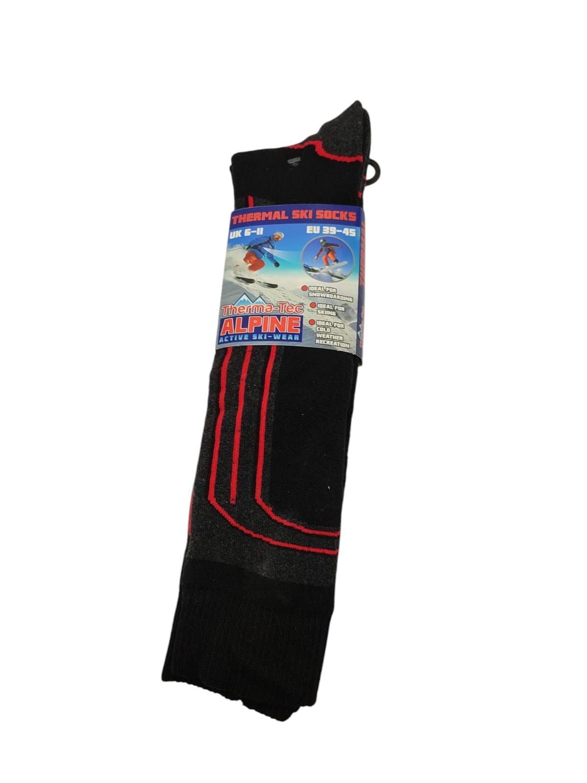 Therma-Tec Alpine Men Socken Herren Thermo UK 6-11 EUR 39-41 Grau ...
