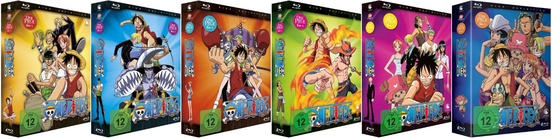 One Piece - TV Serie - Box 1-6 - Episoden 1-195 - Blu-Ray - NEU kaufen ...