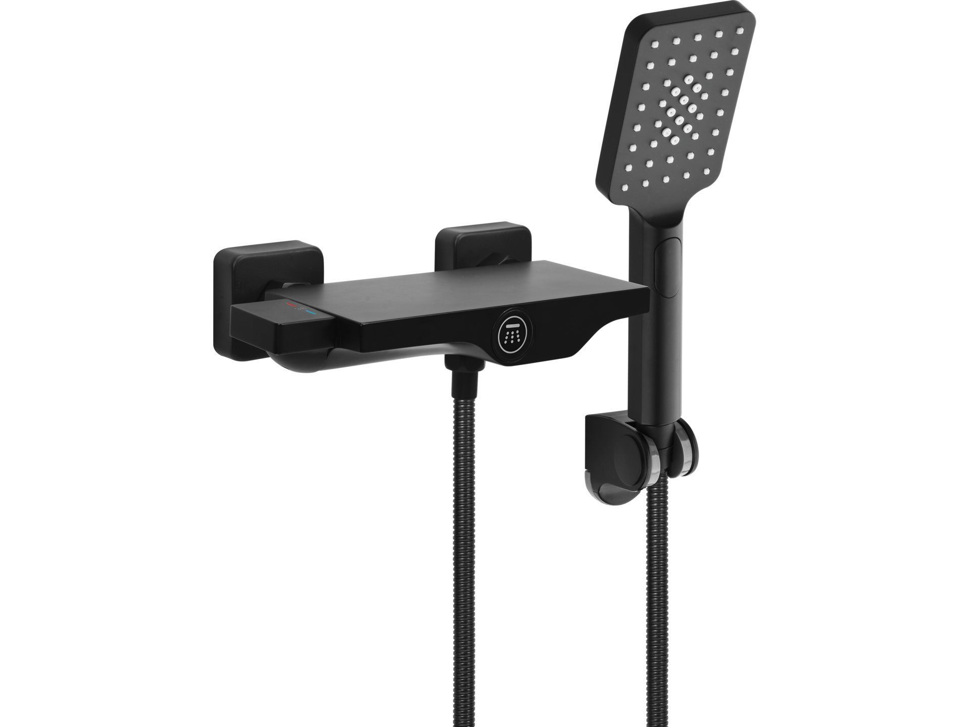 Mitigeur thermostatique de douche Noir 2 avec ensemble de douche kaufen ...