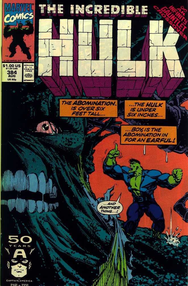 Incredible Hulk # 384 (Dale Keown, Infinity Gauntlet crossove) (USA ...