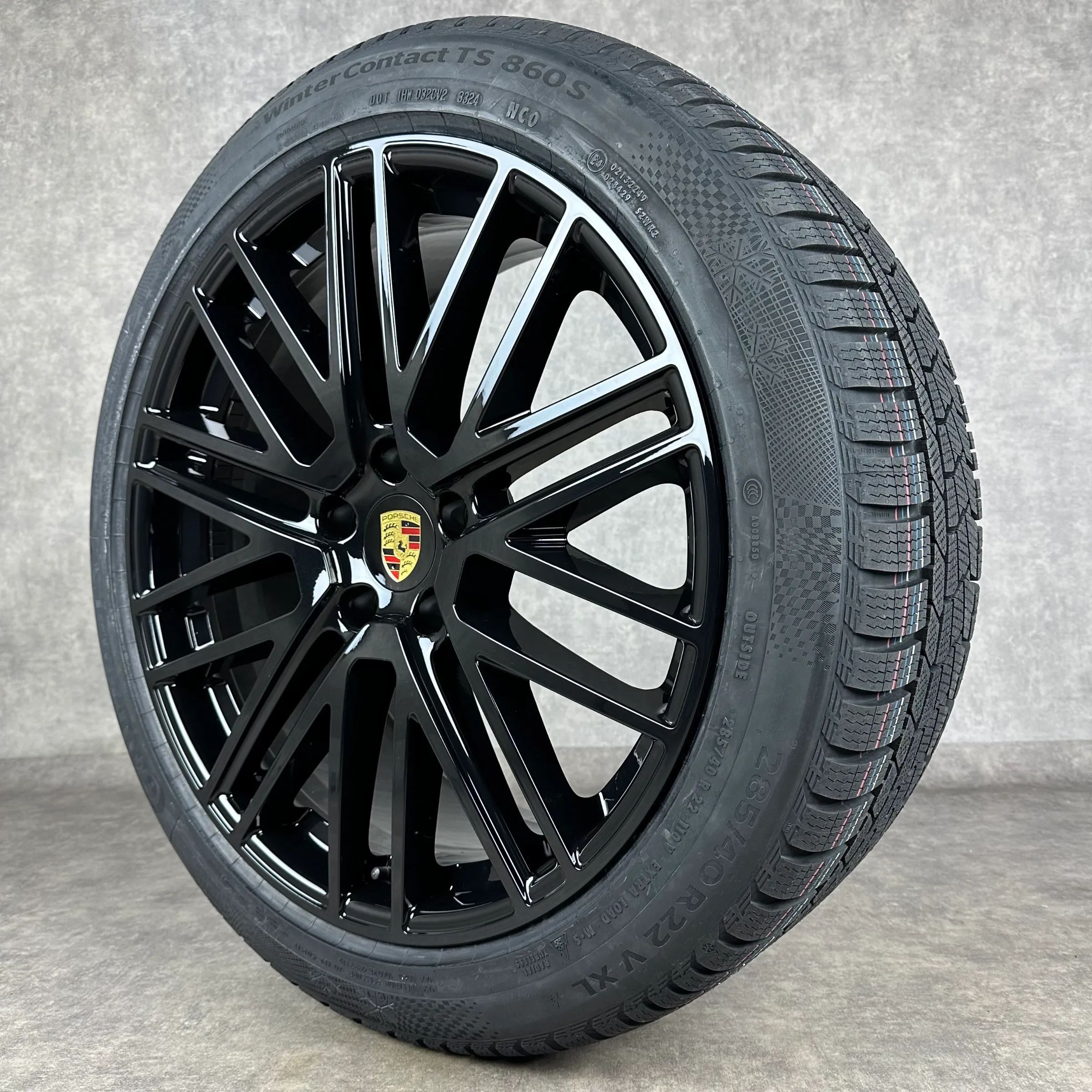 Winterräder Porsche Cayenne E3-2 22" Original Turbo V Felgen 9Y0044663T ...