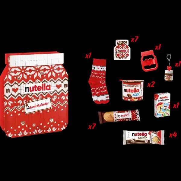 Ferrero Nutella Adventskalender 2025 Kinder, Schokoladen Advent ...