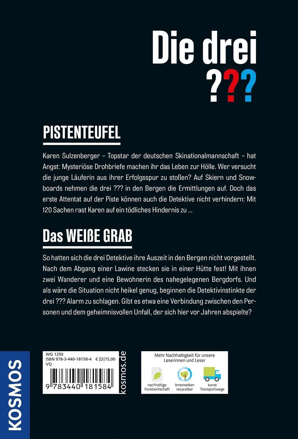 Die drei ??? Die weiße Gefahr | 2 Fälle in einem Band | Ben Nevis | Buch | 2025 kaufen bei Hood ...