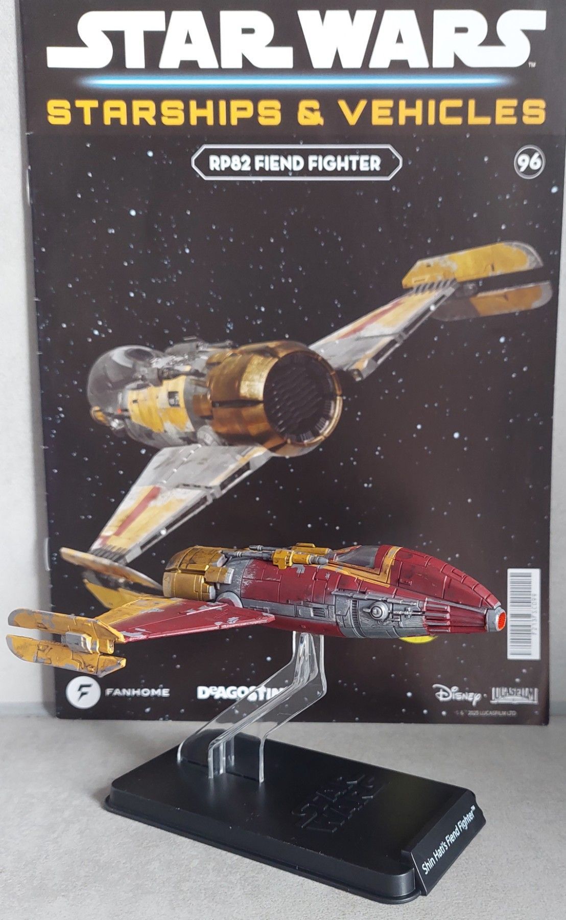 STAR WARS Deagostini Fanhome RP82 Fiend Fighter ISSUE 96 OVP & NEU ...