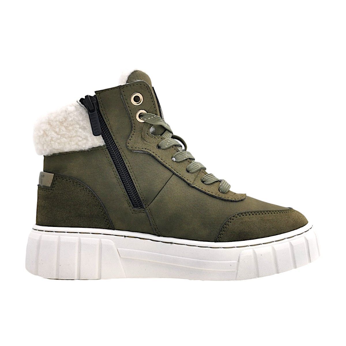 Mustang Da. High Top Sneaker D2 1446607 Grün 770- Military kaufen bei ...