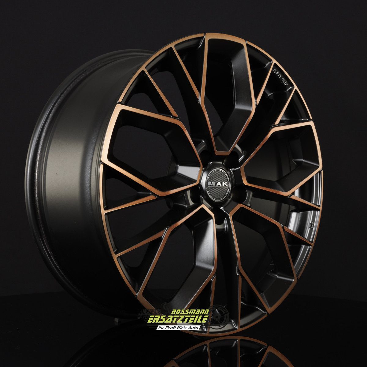 2x Mak Stilo black & bronze 8.5x20 ET35 - LK5/112 ML76 Felge Alu kaufen ...