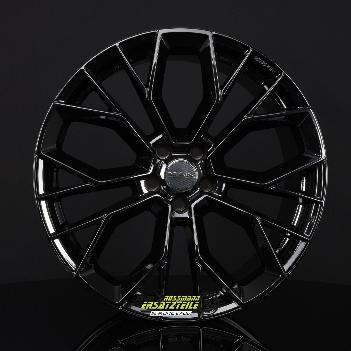 4x Mak Stilo gloss black 8x18 ET33 - LK5/110 ML65.1 Felge Alu kaufen ...