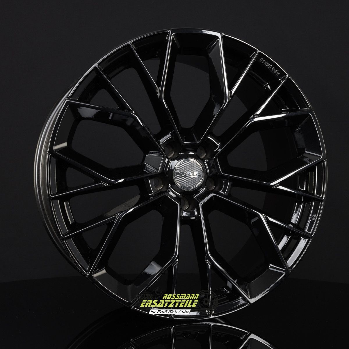 4x Mak Stilo gloss black 8x18 ET33 - LK5/110 ML65.1 Felge Alu kaufen ...