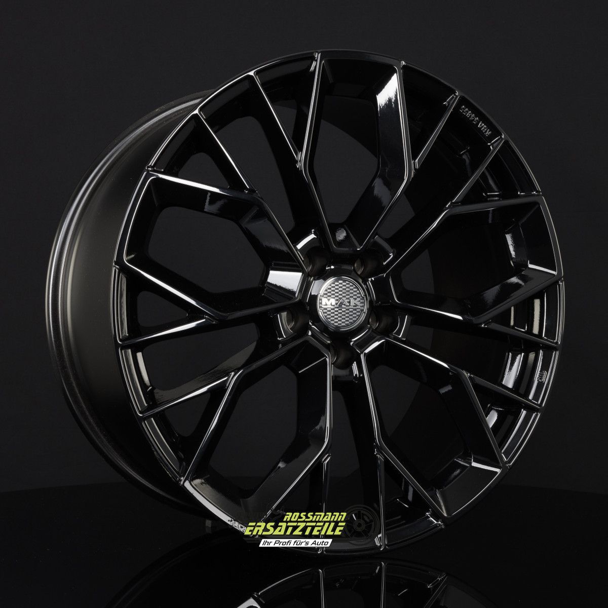 4x Mak Stilo gloss black 8x18 ET33 - LK5/110 ML65.1 Felge Alu kaufen ...
