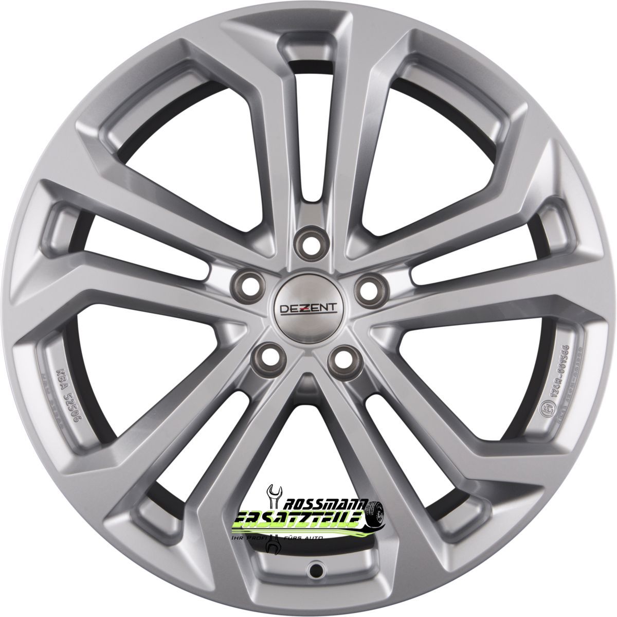 4x Dezent TA silver 8x19 ET37 - LK5/114.3 ML71.6 Felge Alu kaufen bei ...