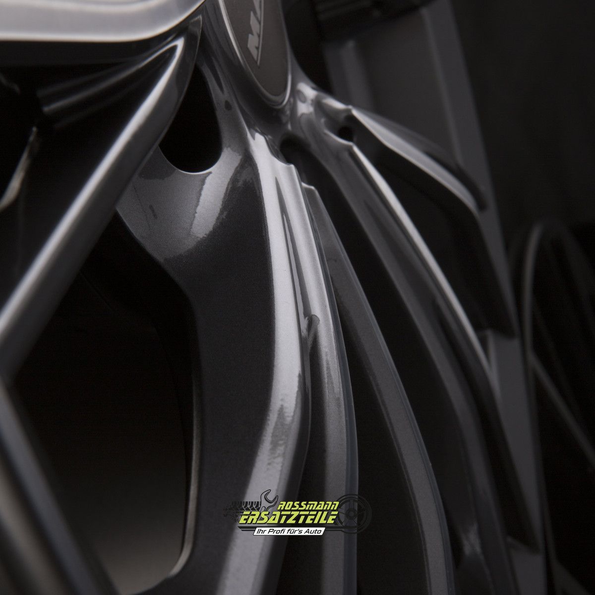 4x Mak Mark gun metallic mirror 7.5x18 ET48 - LK5/112 ML66.6 Felge Alu ...