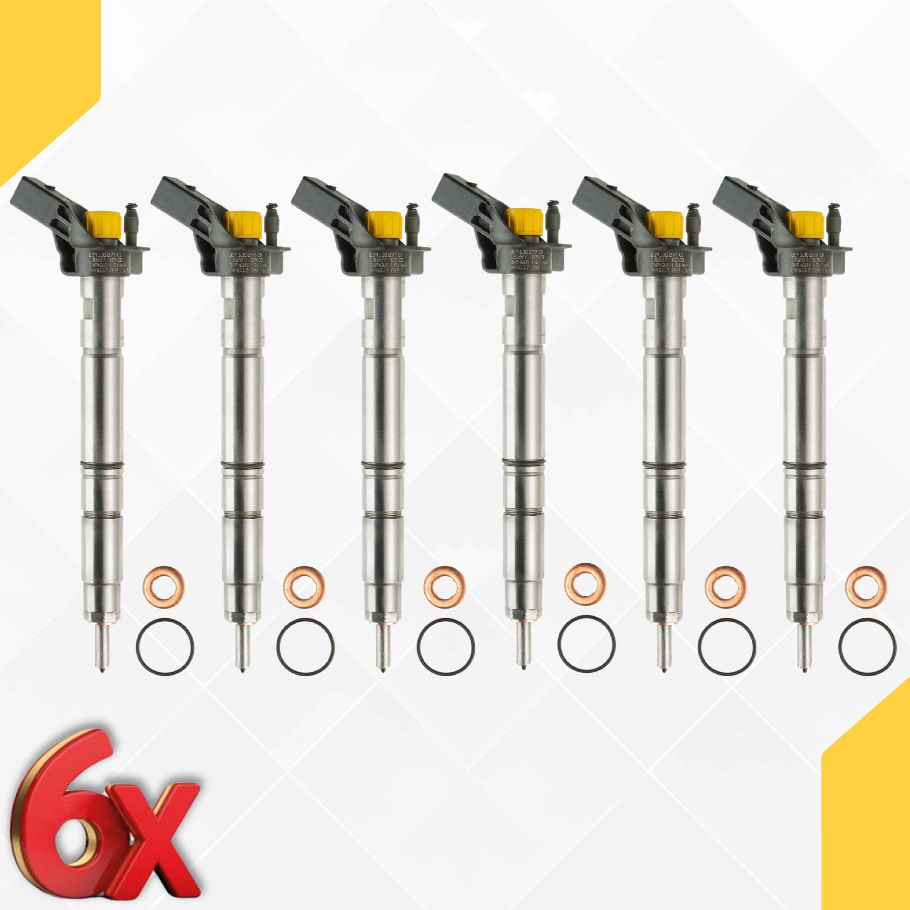 Einspritzdüse 0445115079 Injektor Audi VW 3.0 TDI Bosch 0445115003 6 Stück kaufen bei Hood.de