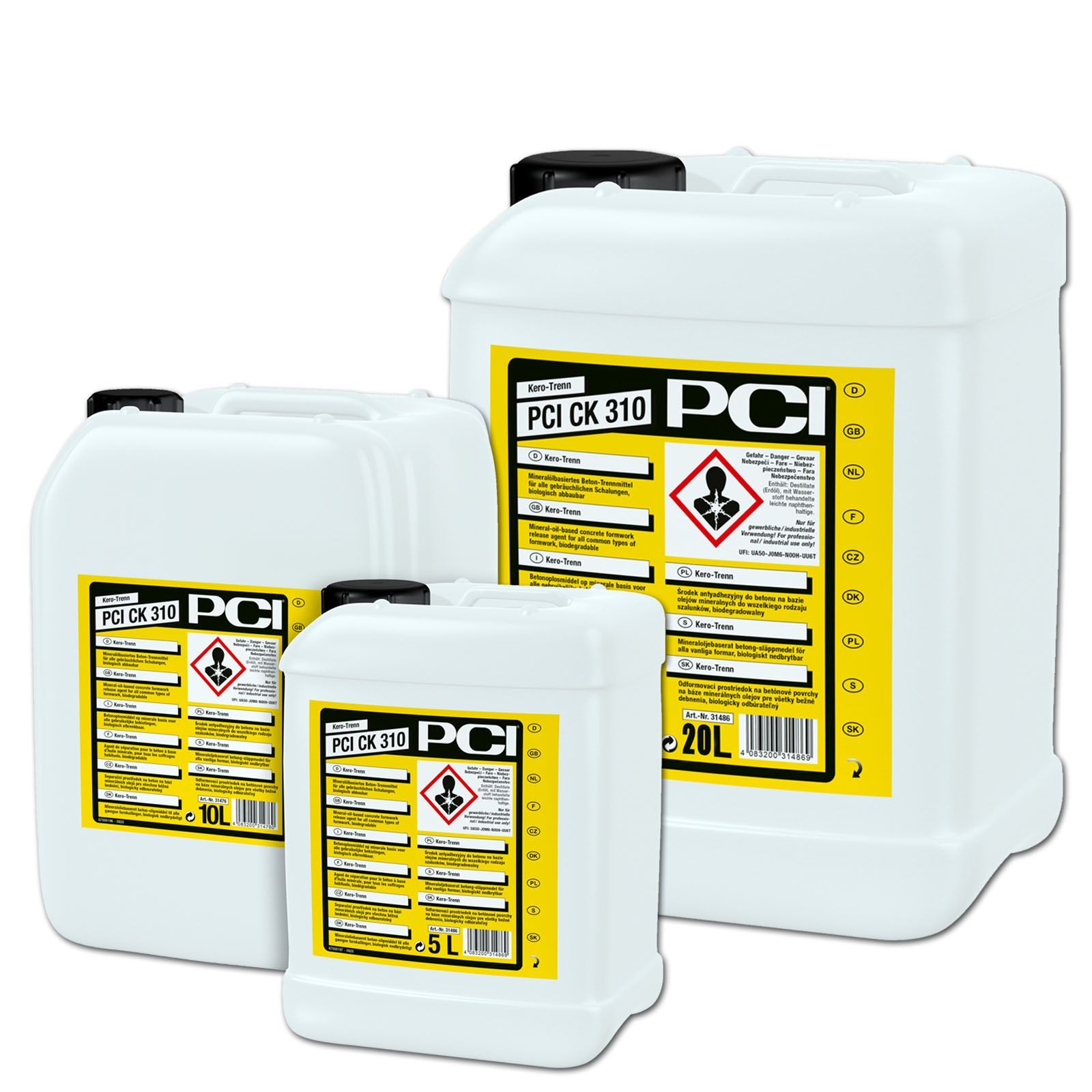 PCI CK310 Kero-Trenn Mineralölbasiertes Beton-Trennmittel - Lieferform ...
