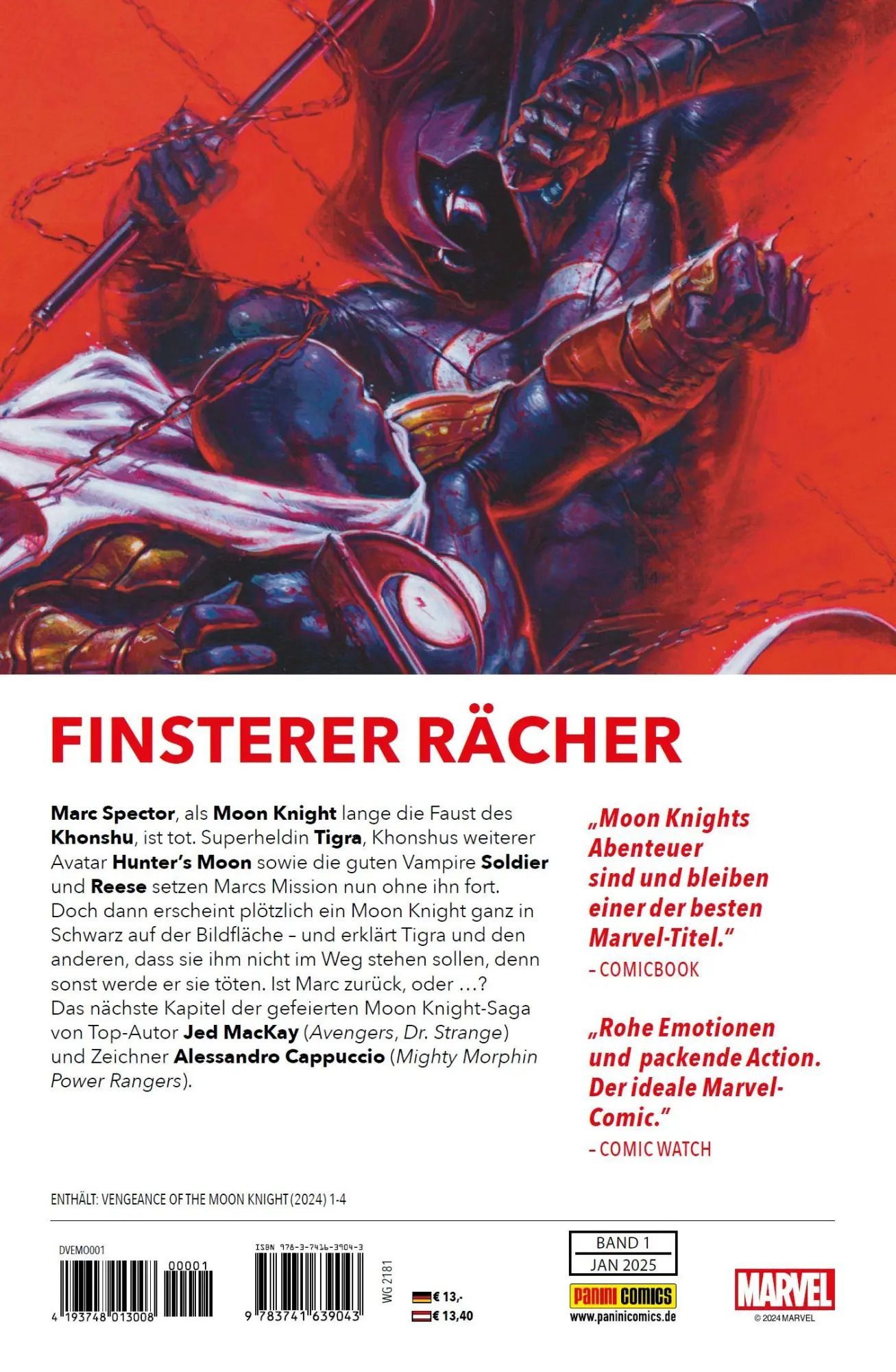 Die Rache von Moon Knight | Bd. 1: Ritter der Finsternis | Jed Mackay ...