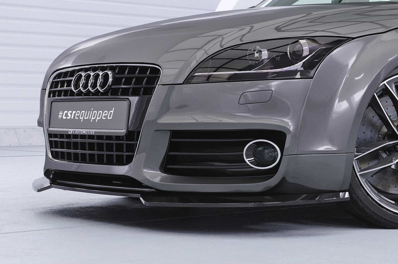 CSR Frontspoiler | Cup-Spoilerlippe mit ABE für Audi TT (8J) S-Line ...