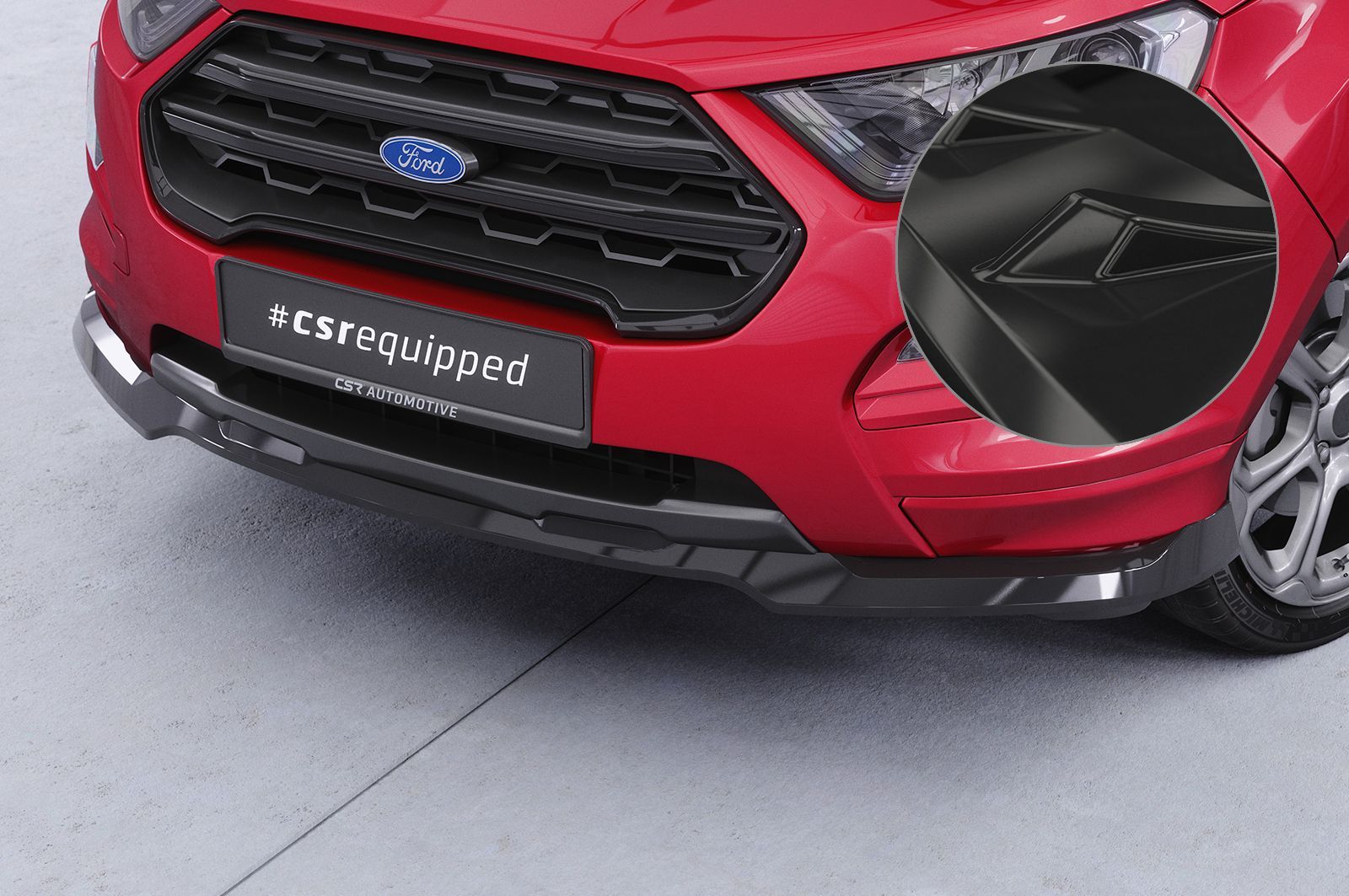 CSR Frontspoiler | Cup-Spoilerlippe mit ABE für Ford Ecosport MK2 ST ...