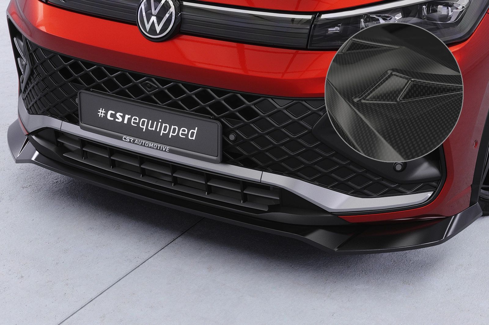 CSR Frontspoiler | Cup-Spoilerlippe mit ABE für VW Tiguan 3 R-Line ...