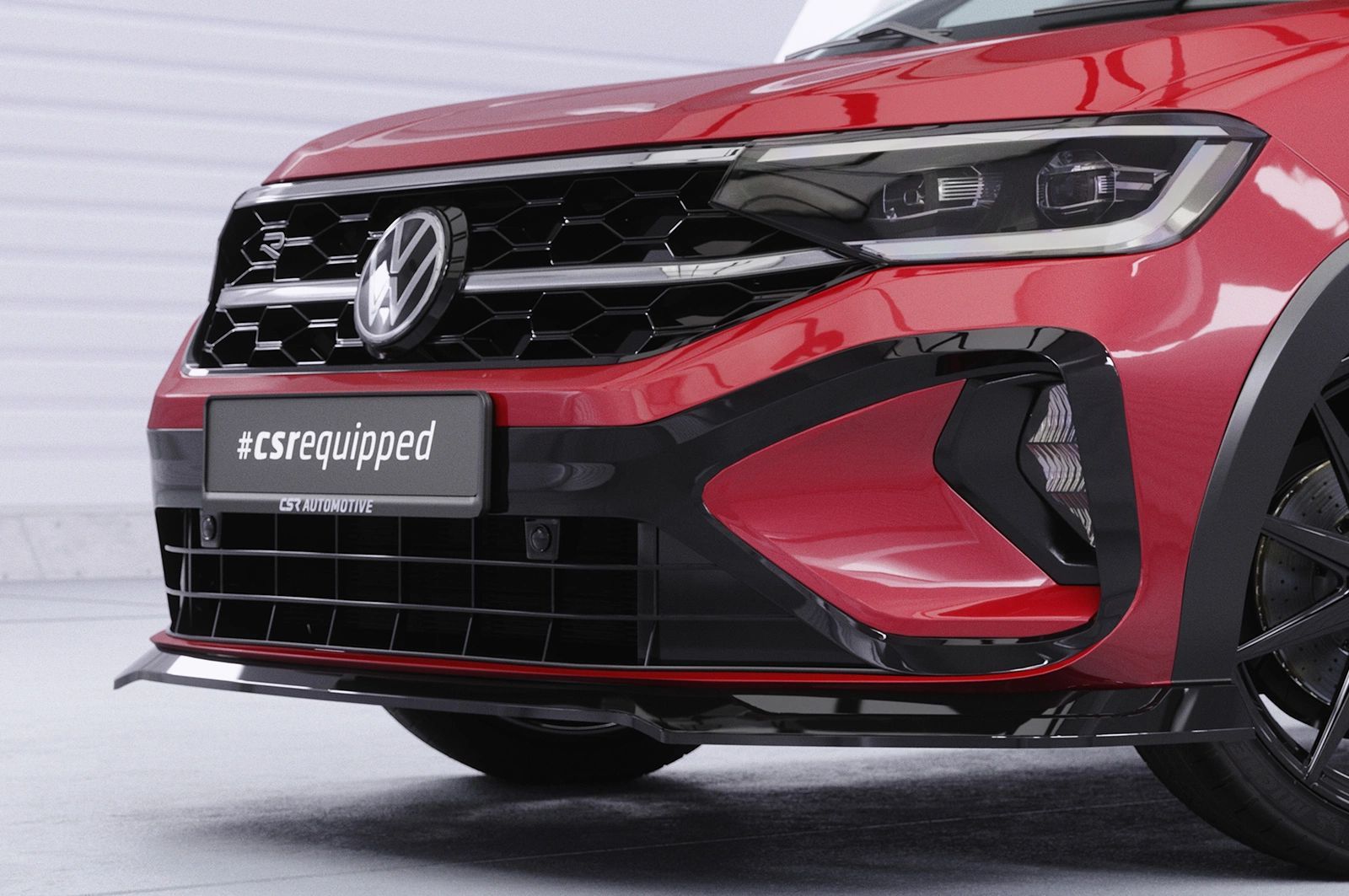 CSR Frontspoiler | Cup-Spoilerlippe mit ABE für VW Tiguan 3 R-Line ...