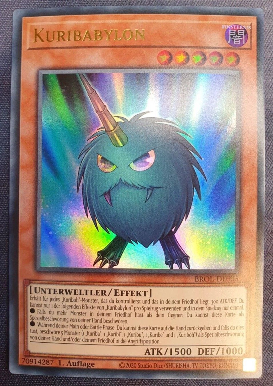 Yugioh Kuriboh Set Ultra Rare deutsch Kuriboh Kuriba Kuribi Kuriba ...