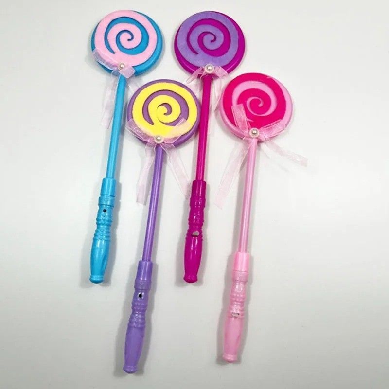 10pcs LED Glow Lollipop Sticks - Light Up Princess Wand Party Toys ...