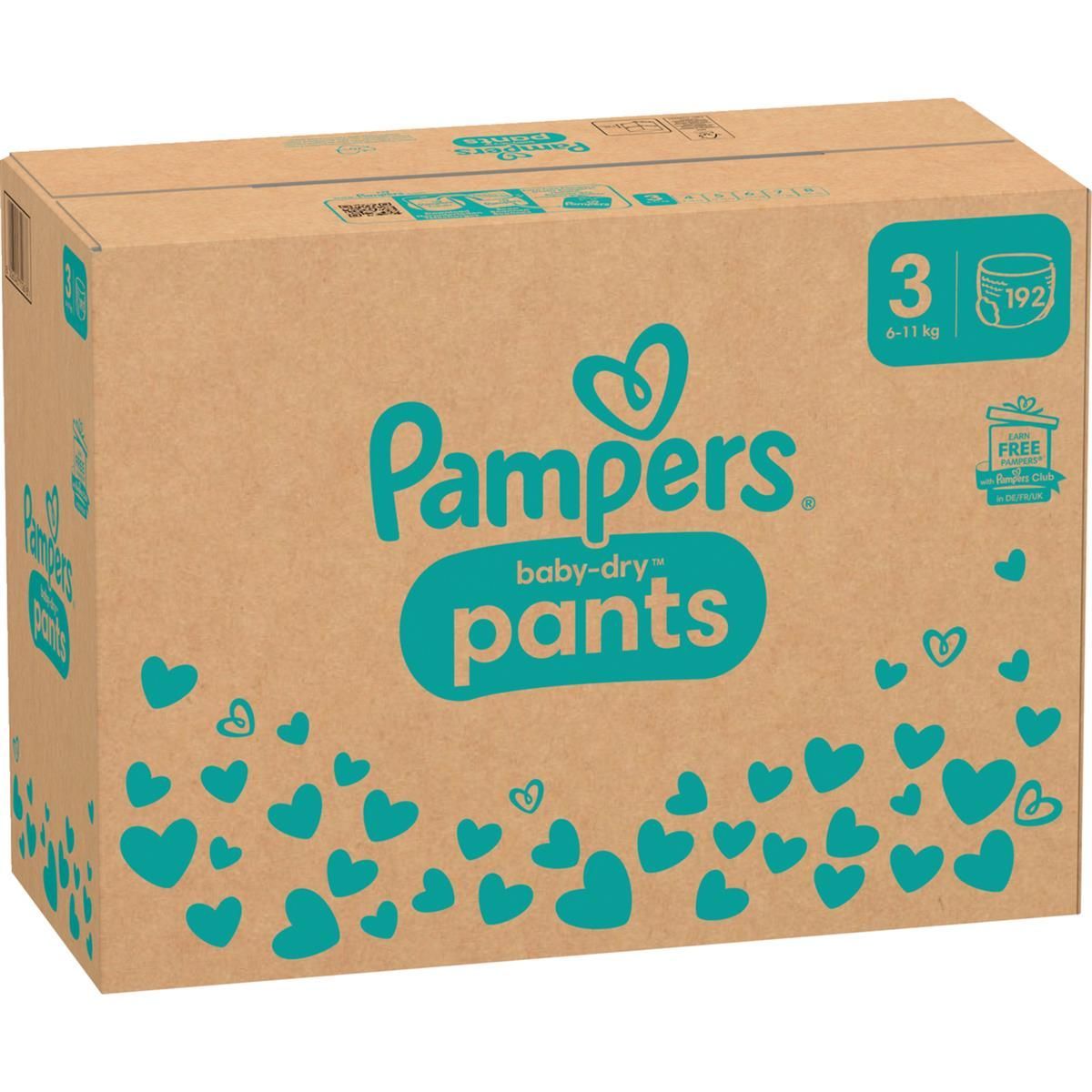 Pampers® 8006540710678 Pampers® Windeln baby-dry™ Monatsbox Größe Gr.3 ...