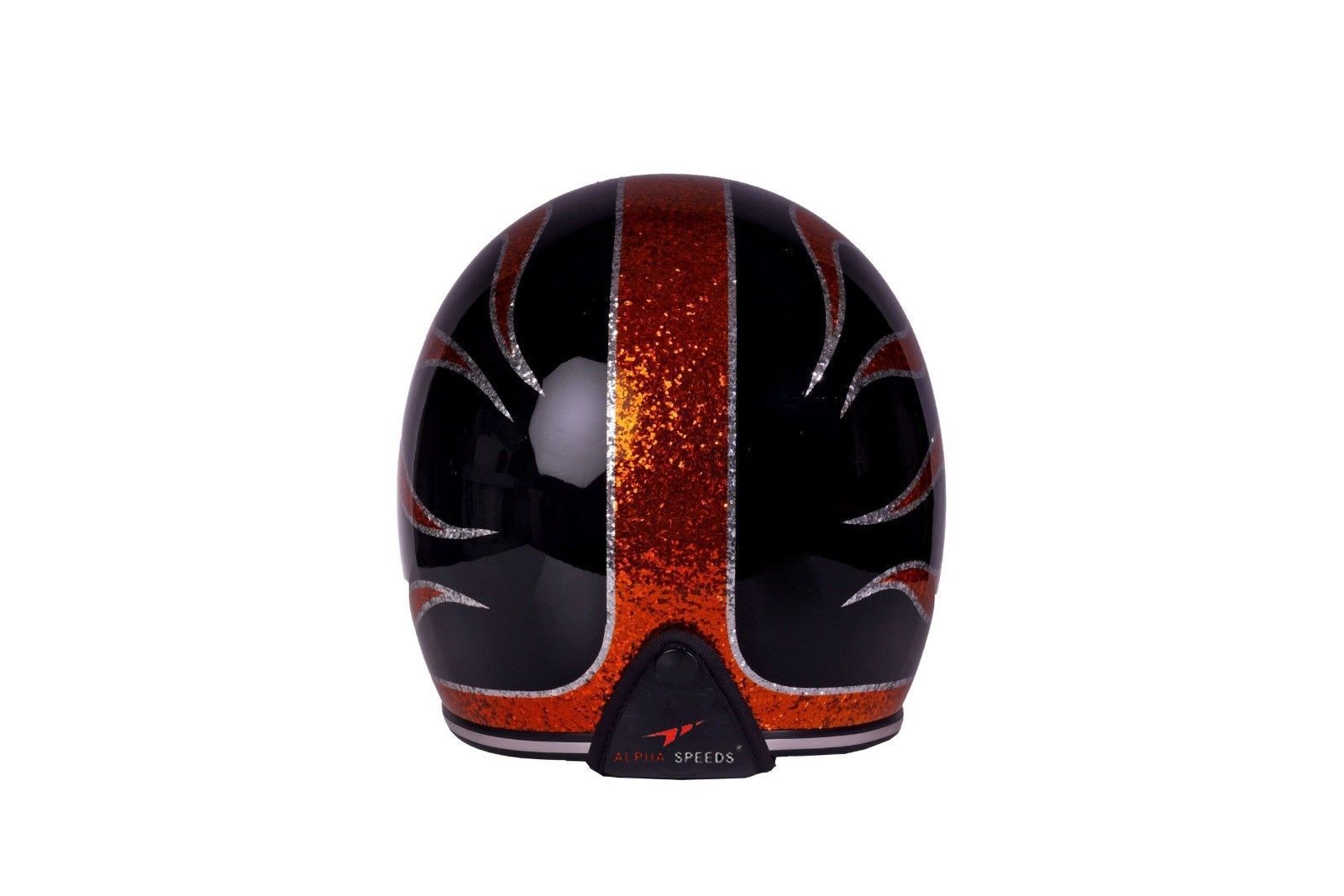 Alpha Speeds Super Flake Jet Helm Biker Chopper Motorrad Jethelm Custom ...