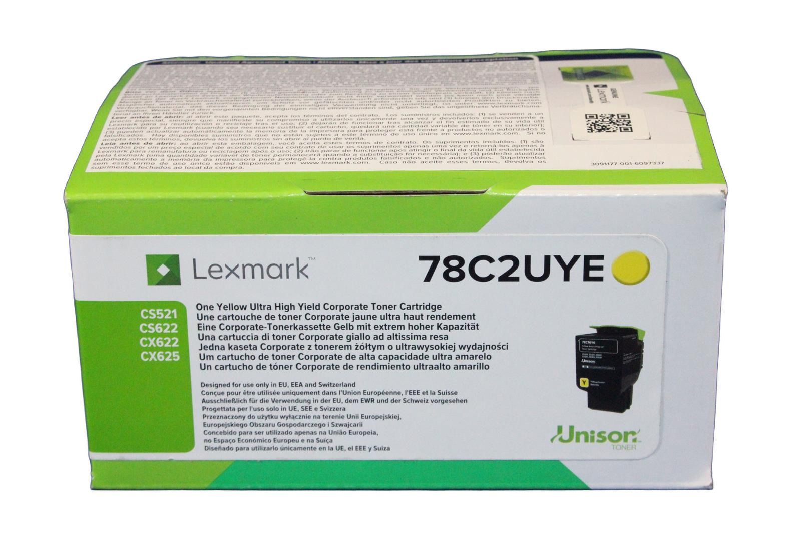 Lexmark 78C2UYE Toner Yellow -A kaufen bei Hood.de