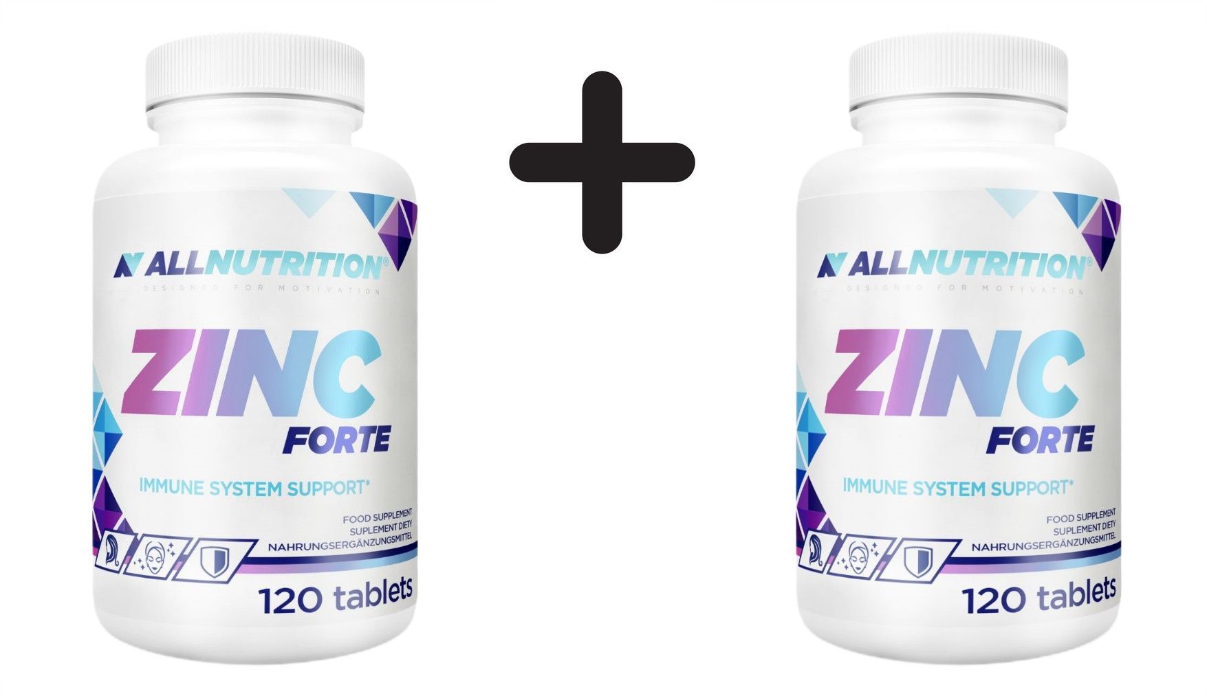 2 x Allnutrition Zinc Forte - 120 tabs kaufen bei Hood.de