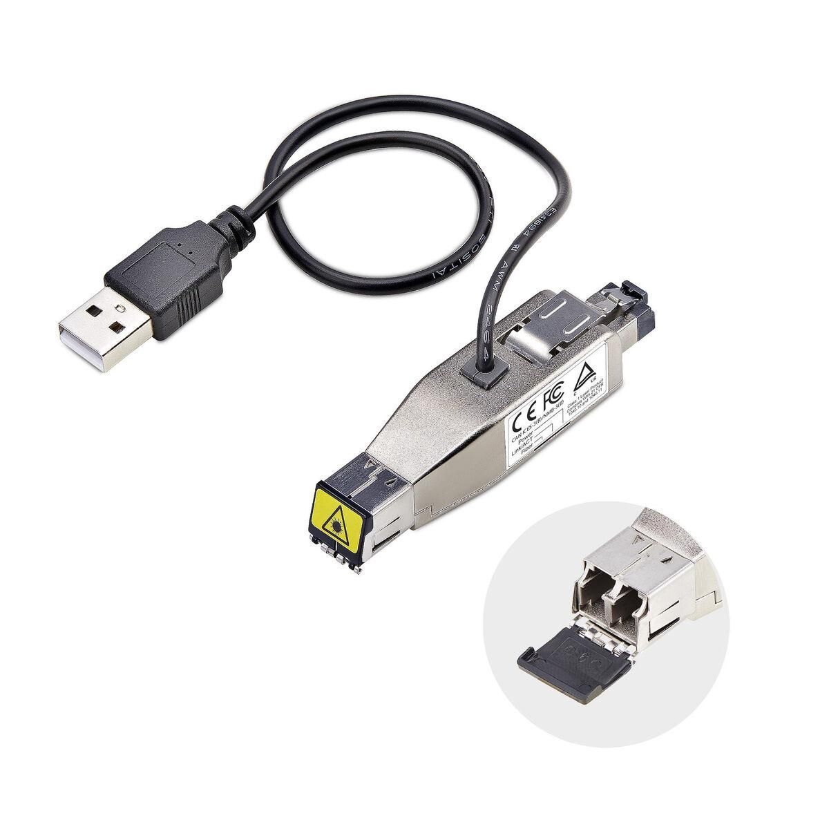 Medienkonverter StarTech Glasfaser RJ45 kaufen bei Hood.de