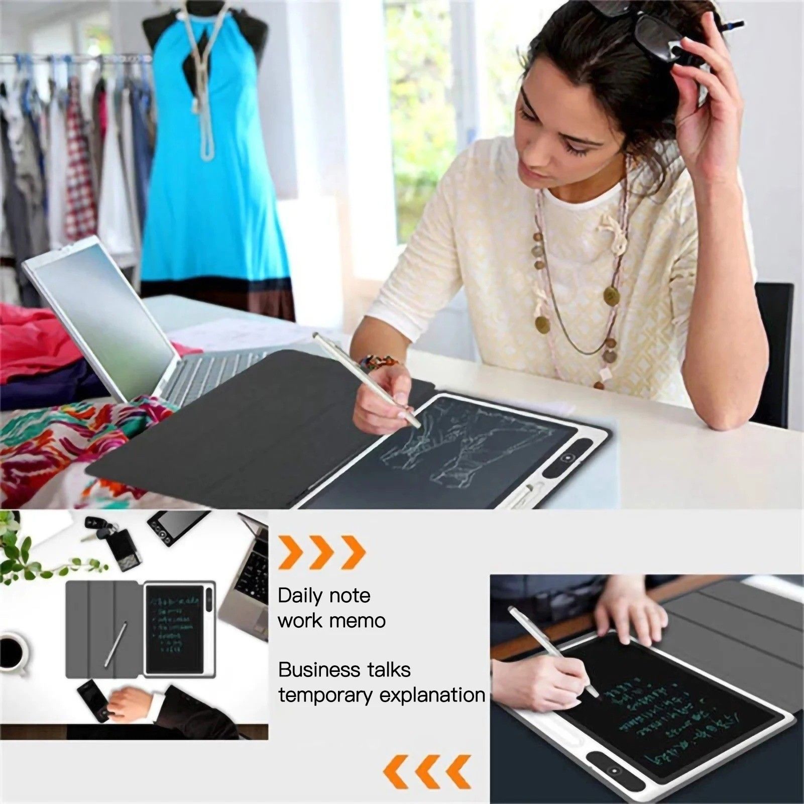 10.1 Inch LCD Writing Tablet - Ultra-Thin Digital Drawing & Handwriting ...