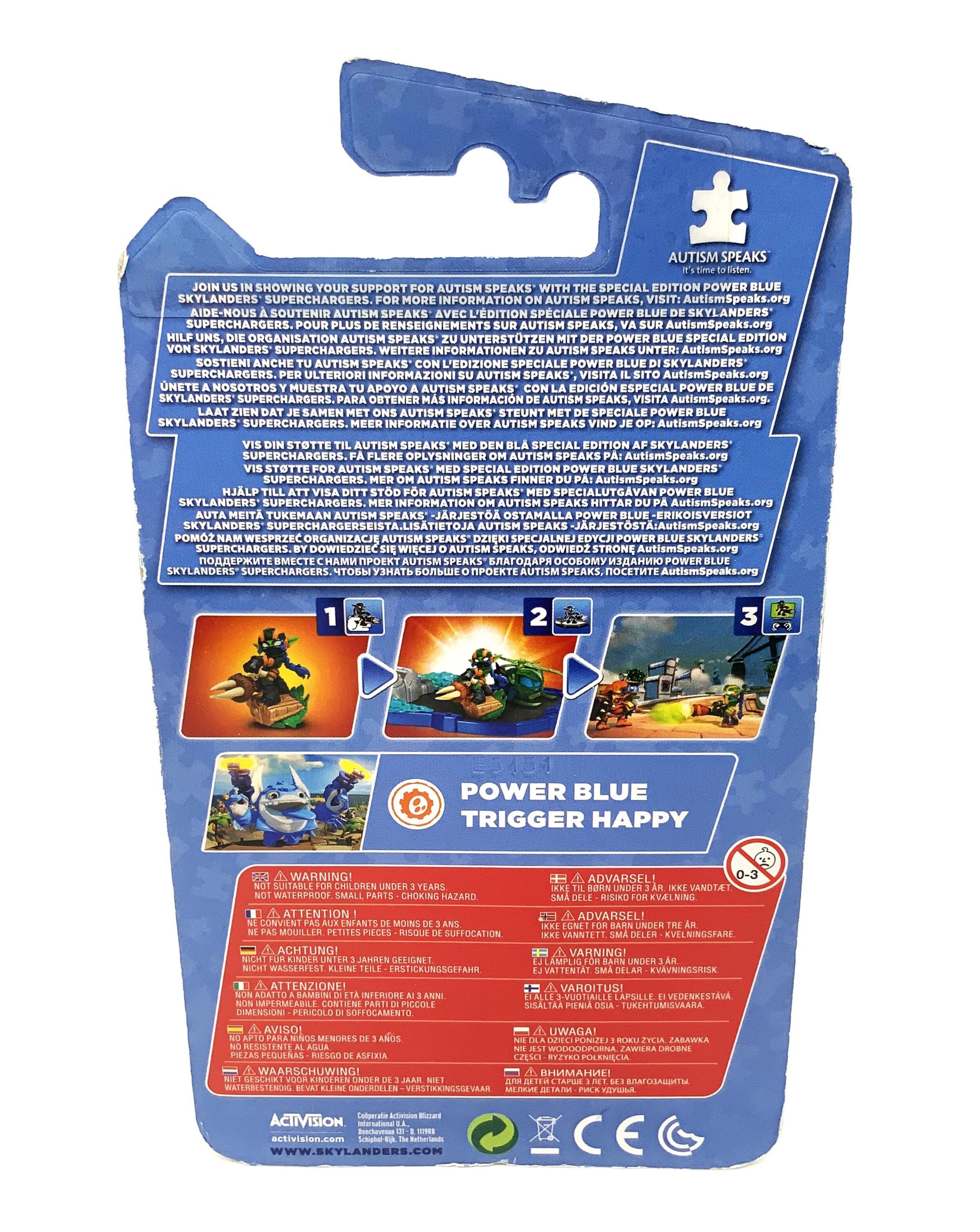 Skylanders Superchargers Power Blue Trigger Happy in OVP kaufen bei ...