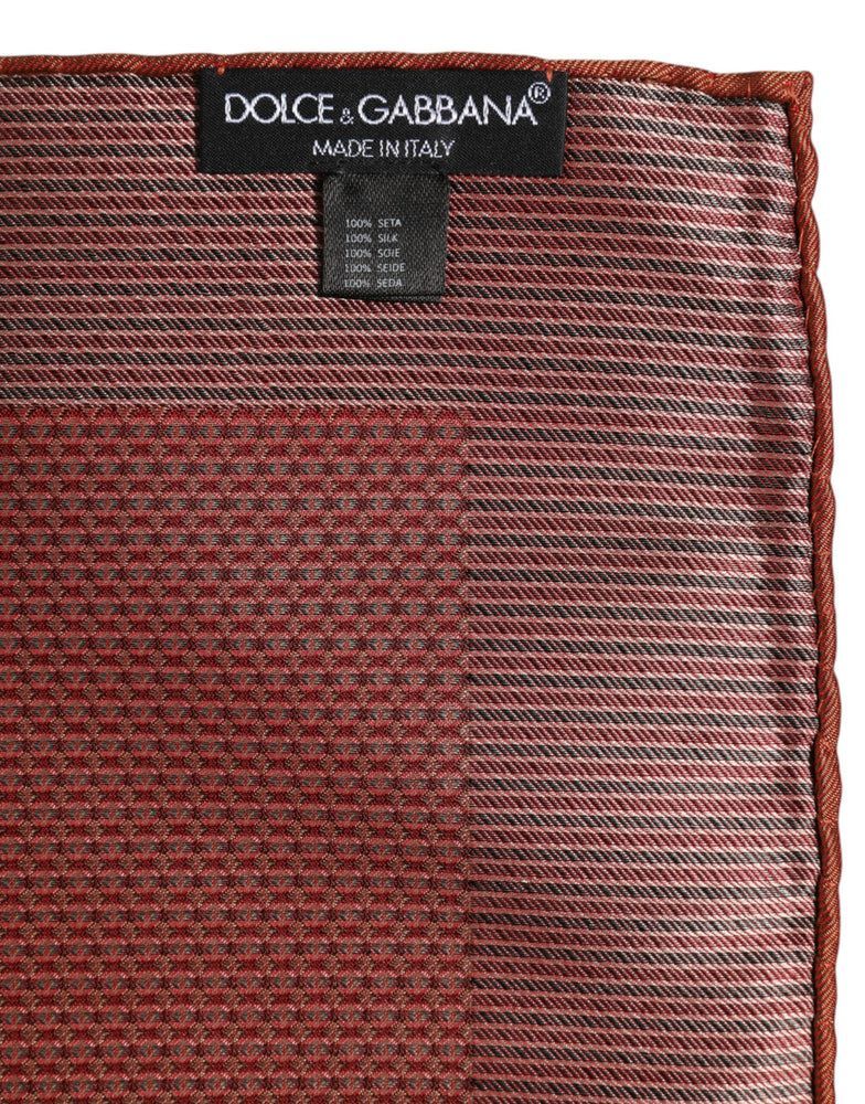 Dolce & Gabbana Orange Silk Square Men Foulard Scarf kaufen bei Hood.de