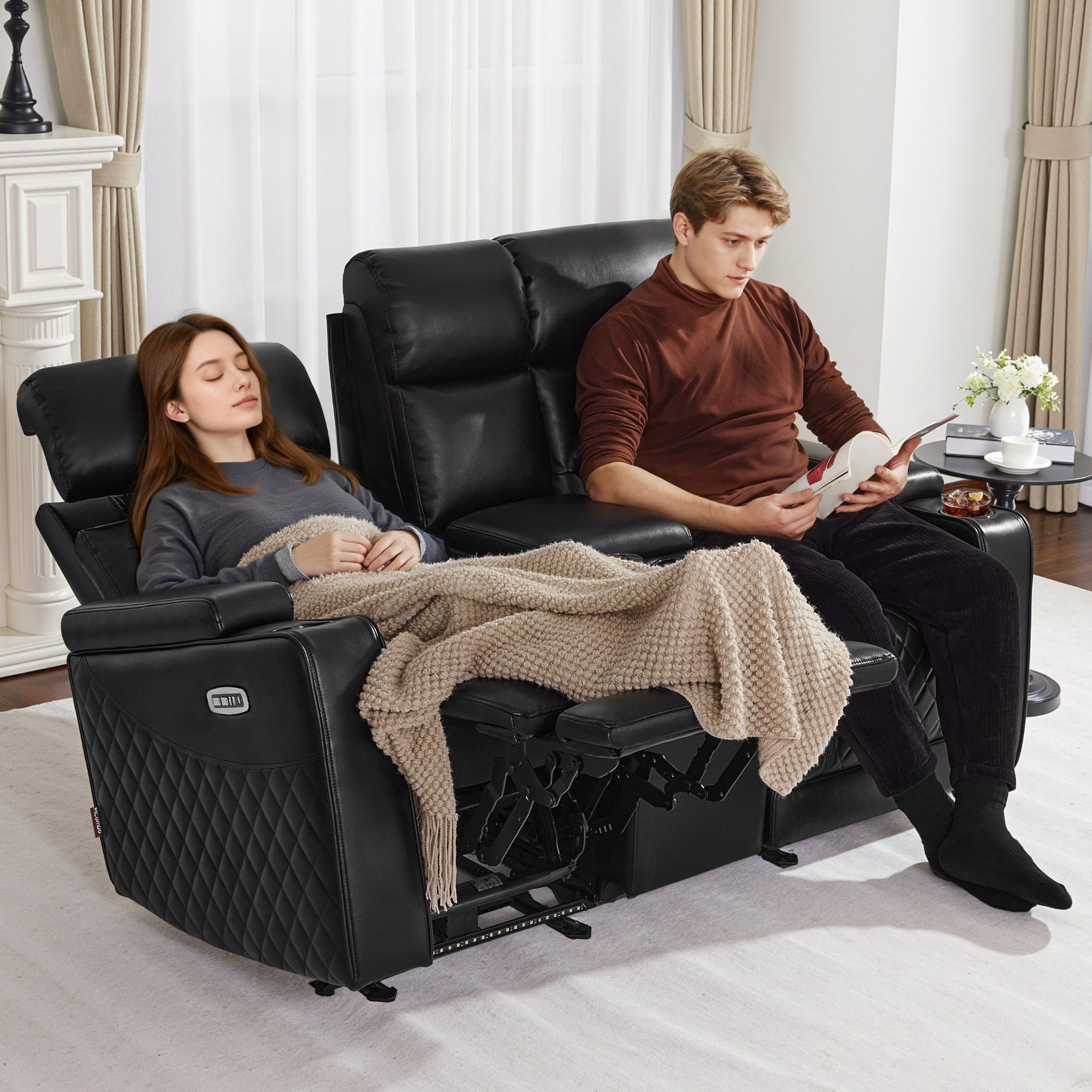 Sofa M MCombo 1-Sitzer/2-Sitzer Sofa mit verstellbaren Kopfstützen ...