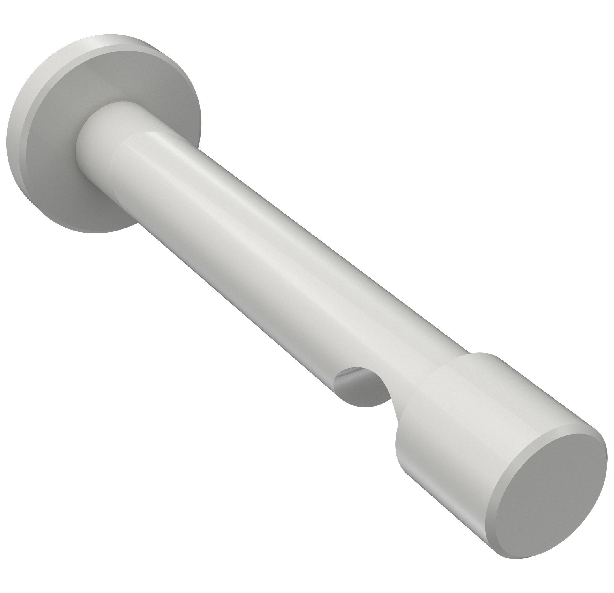 Interdeco Gardinenstangen Träger 1-lauf Ø 20 mm Weiß Prestige WA 10,5 ...