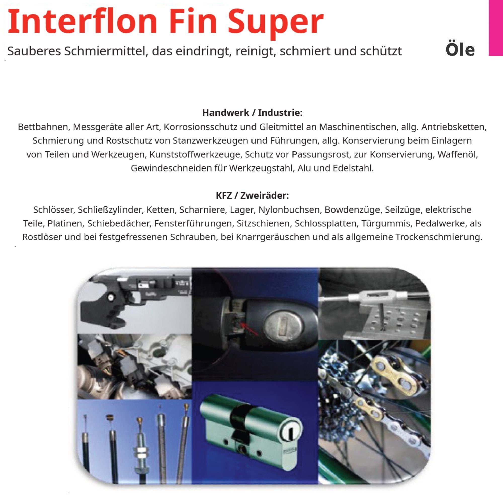 Interflon Fin Super 2x 300ml Multifunktionsöl Kriechöl ...